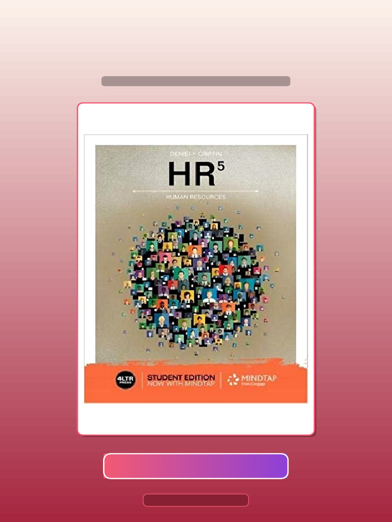 HR 5th Edition by Angelo DeNisi Get It Now | PDF