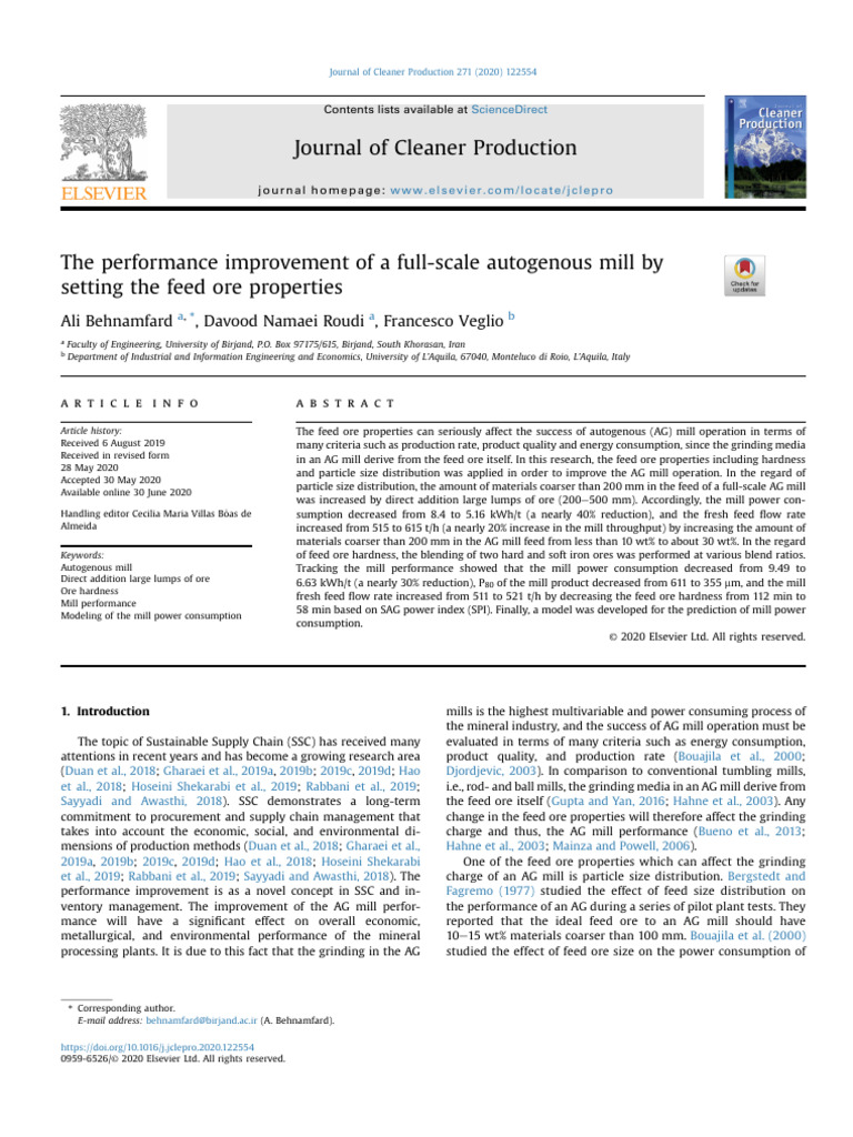 7.the Performance Improvement of A Full Scale Autogenous Mill by ...