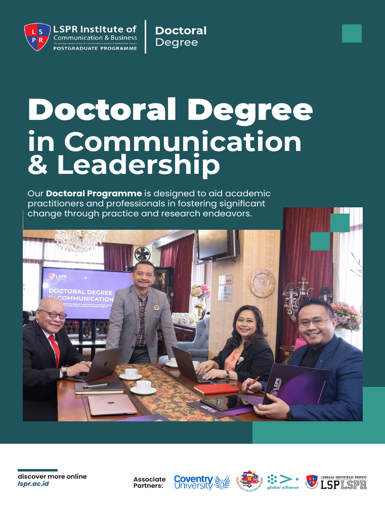 Doctoral Degree in Communication Leadership | PDF | Leadership | Thesis