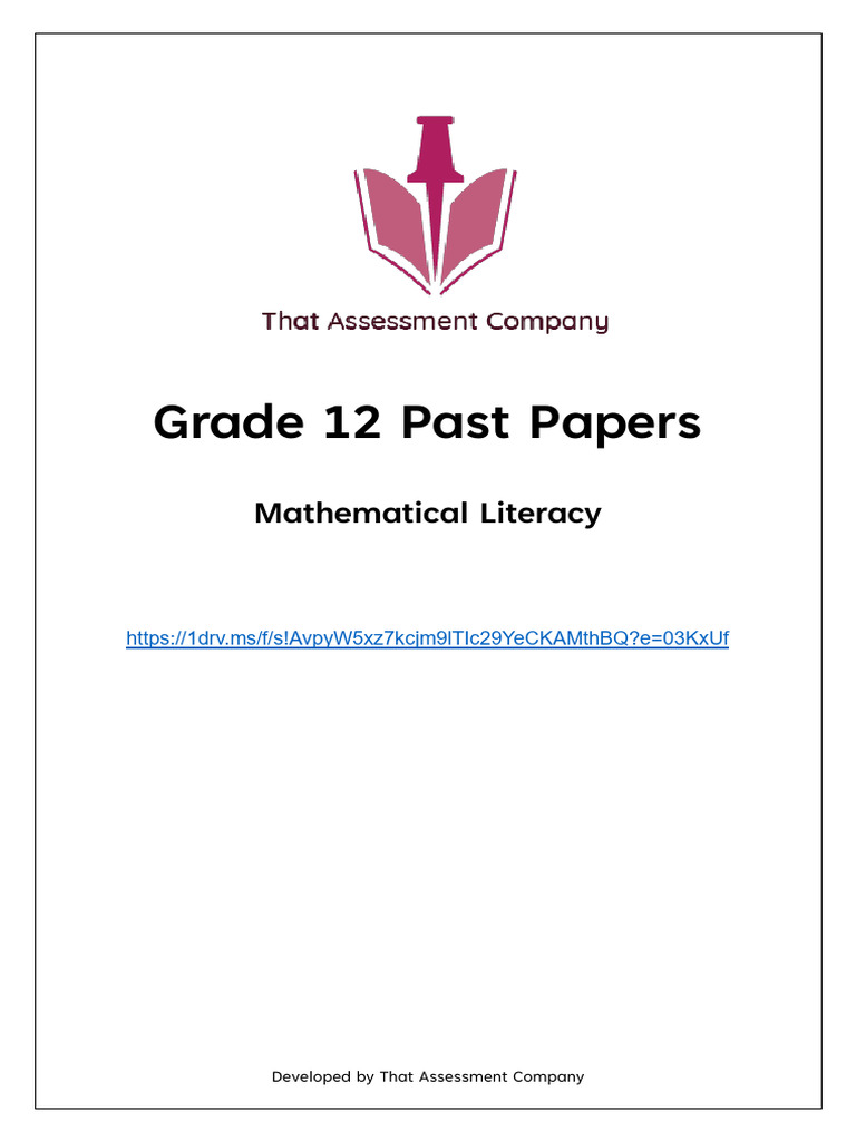 Gr12_Mathematical Literacy Past Paper-7 | PDF