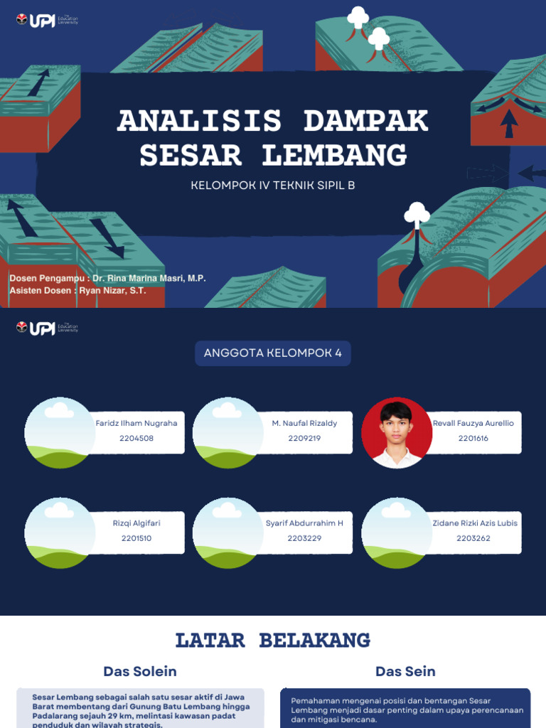 Analisis Dampak Sesar Lembang | PDF