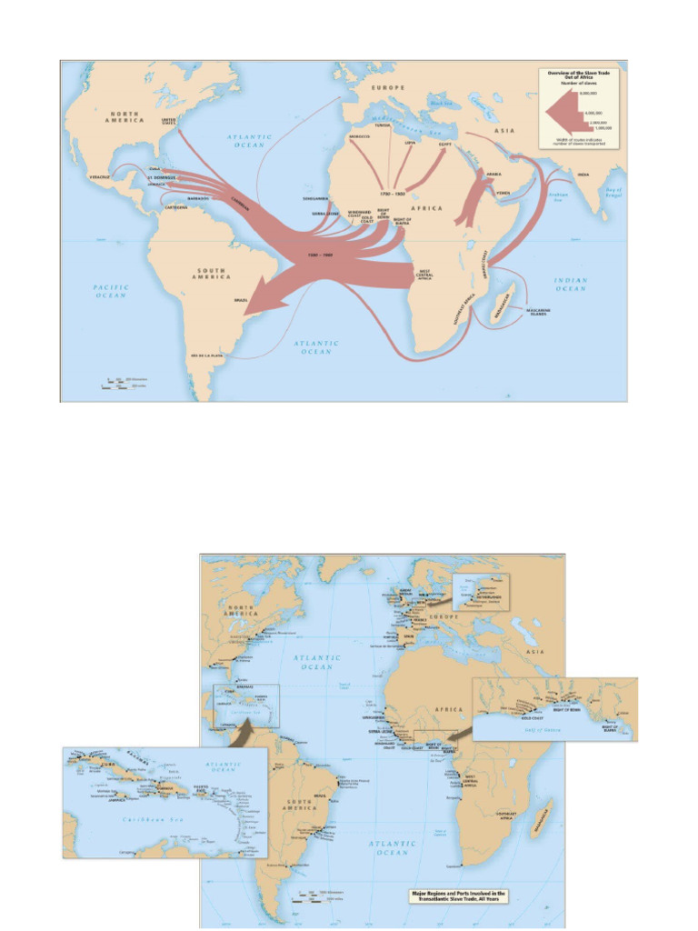 Transatlantic Slave Trade Maps | PDF