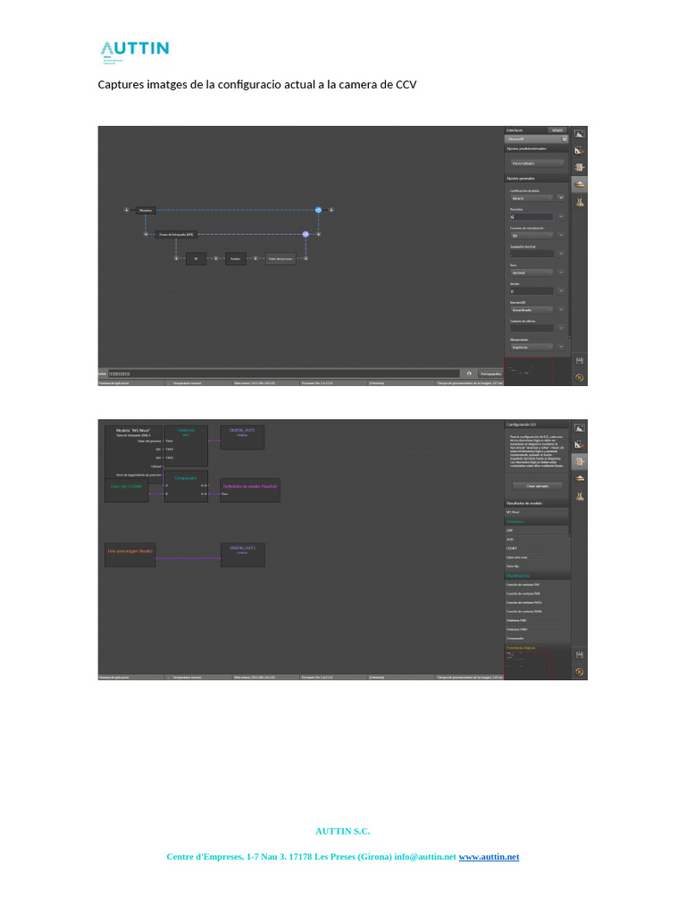 Configuració Càmera IFM | PDF