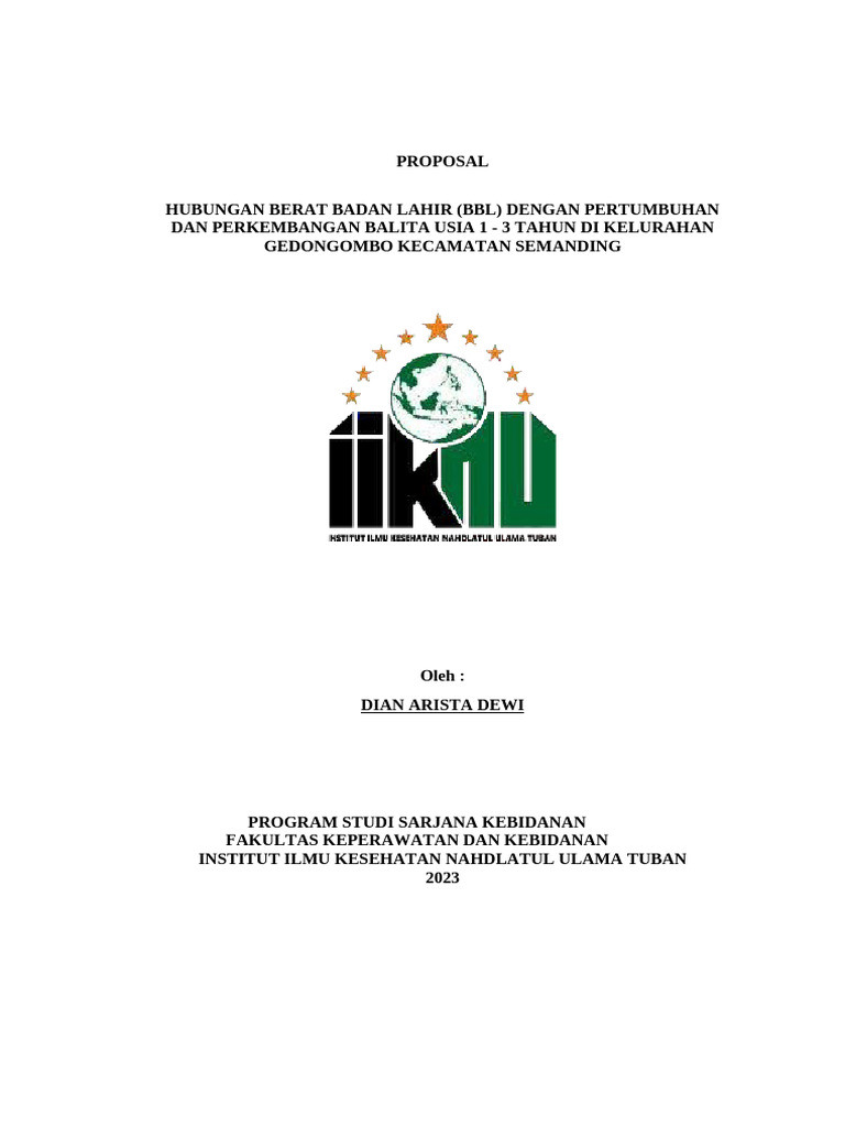 Proposal Revisi | PDF