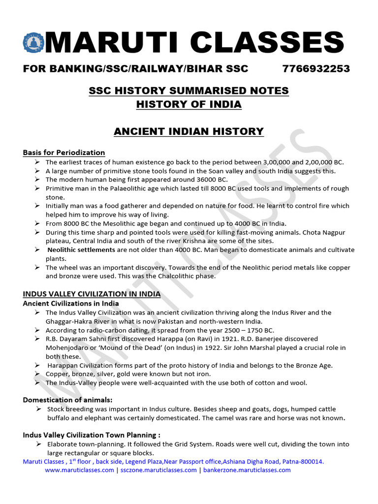 Ancient Indian History Overview | PDF | Ashoka