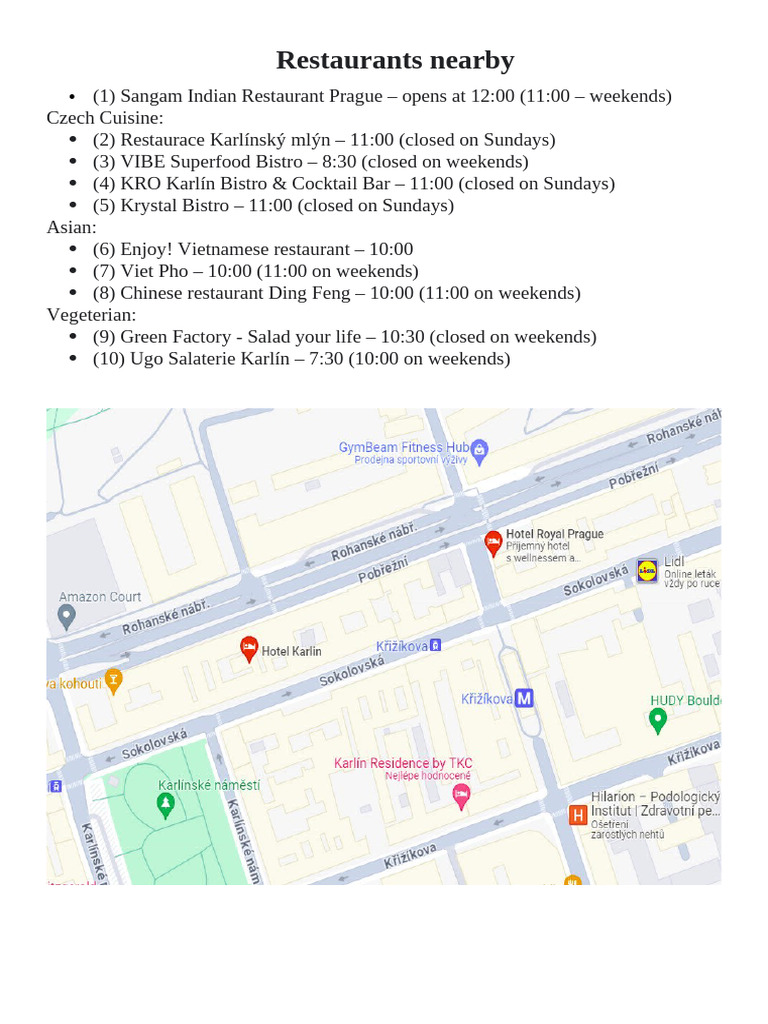 Restaurants | PDF