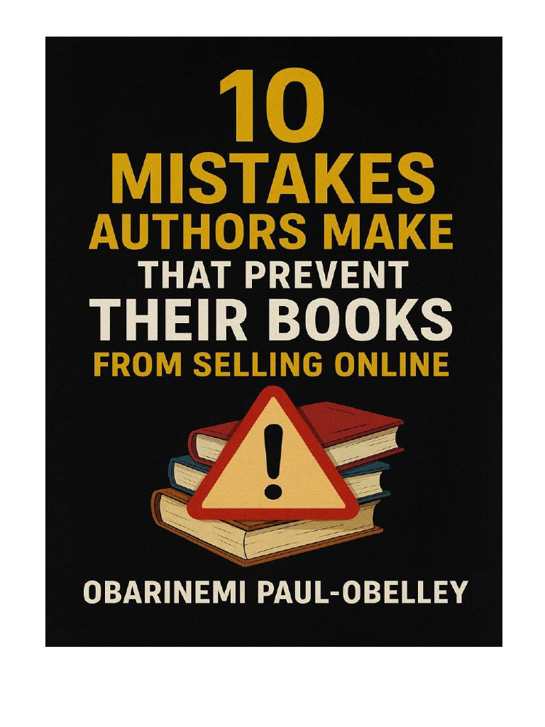 Avoiding Ebook Sales Mistakes | PDF | Books | Jesus