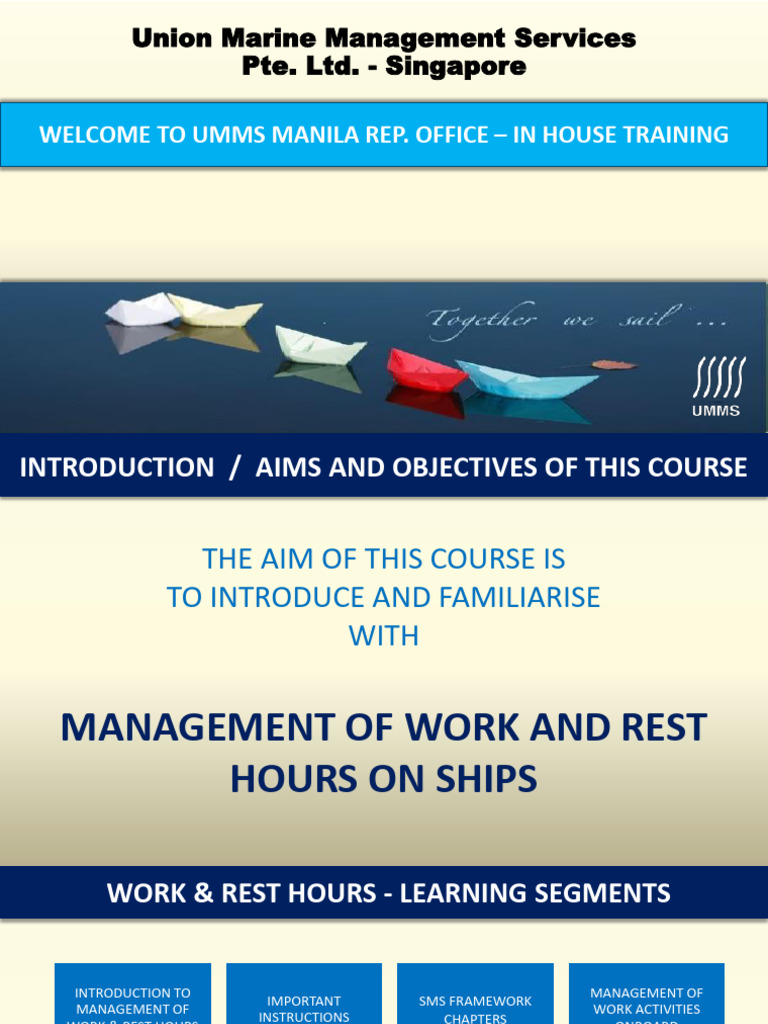 Management of Work and Rest Hours | PDF | Regulatory Compliance | Safety