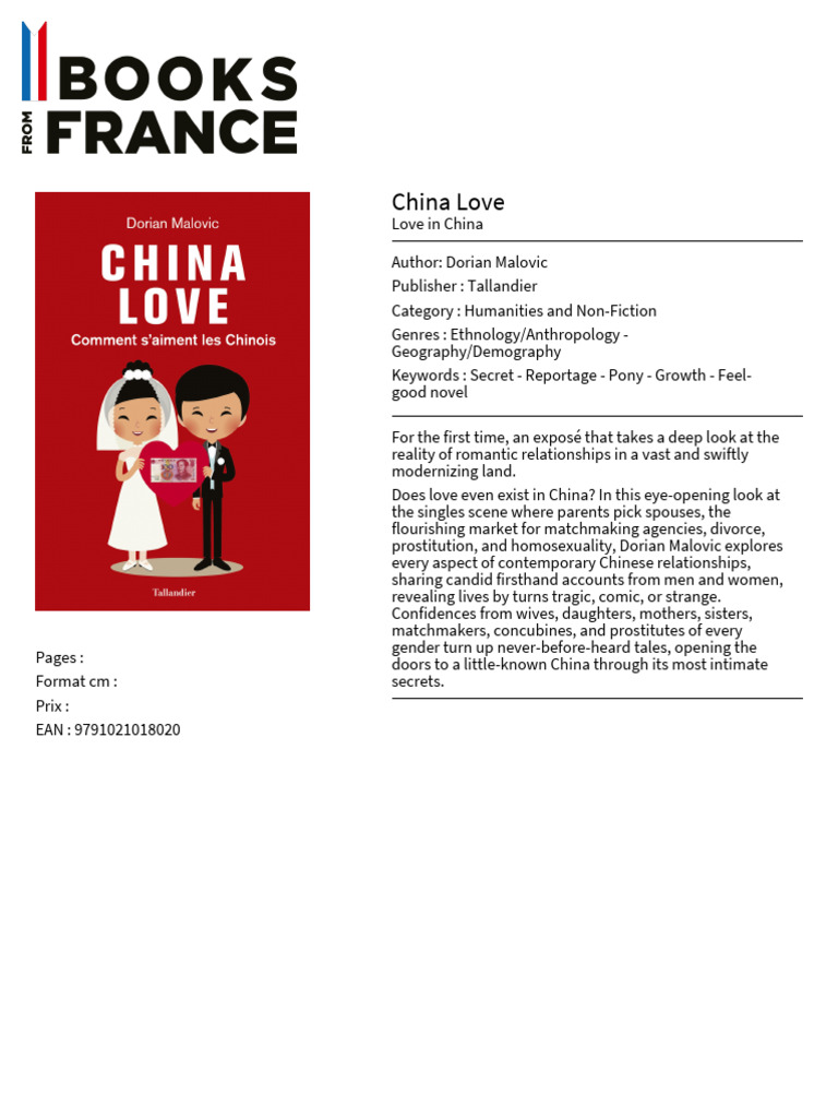 Love and Relationships in Modern China | PDF