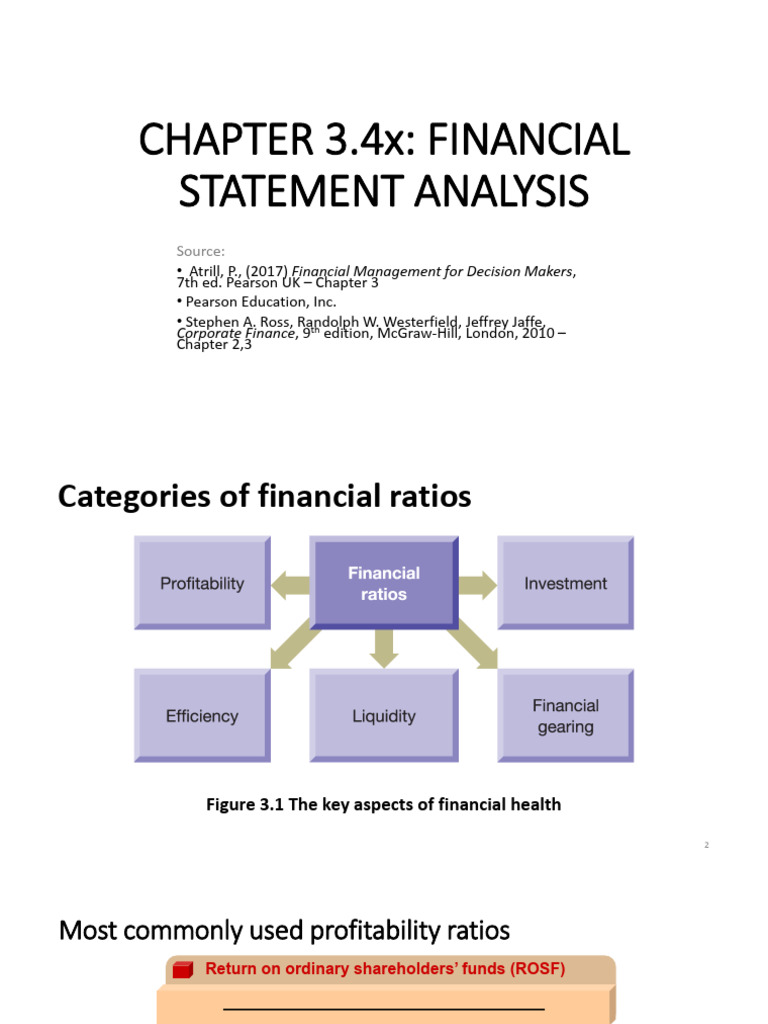 CHAPTER 3.4x - Financial Statement Analysis - Case Study - SV | PDF ...