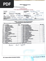 Bi 811 (Medical Report Form) | PDF