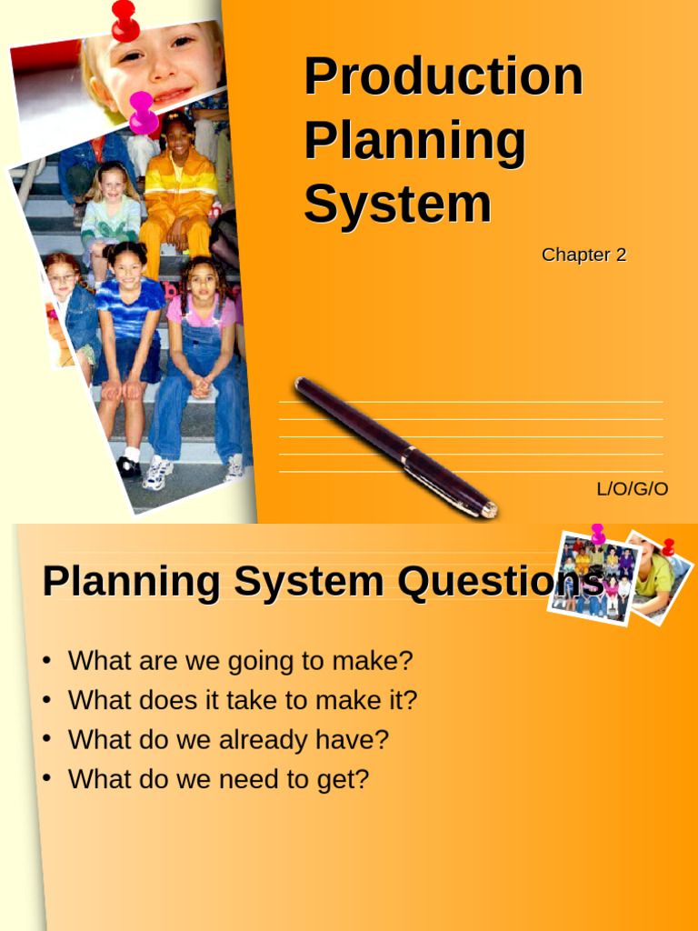 Production Planning System Overview | PDF | Economies | Business