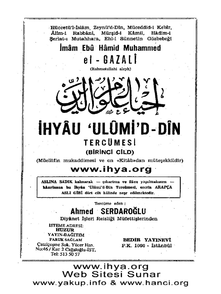 İmam Gazali - Akaid - 251009 - 114017 | PDF