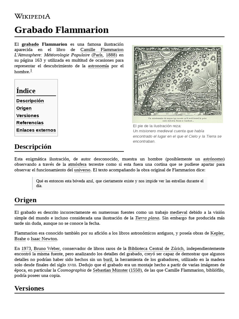 Grabado Flammarion | PDF