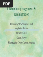 Chemotherapy Administration Sequencing Chart | PDF | Chemotherapy ...