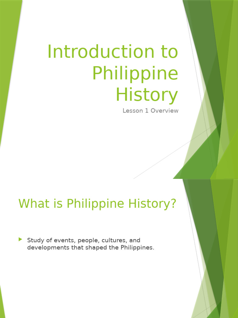 Philippine History Lesson1 | PDF