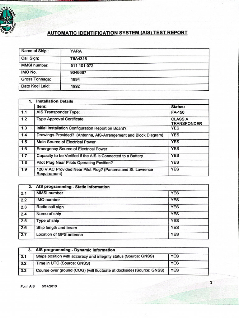 Ais Report & Annual | PDF