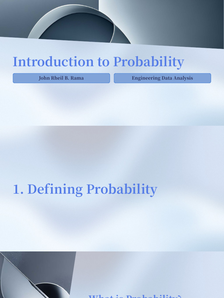 Introduction To Probability | PDF