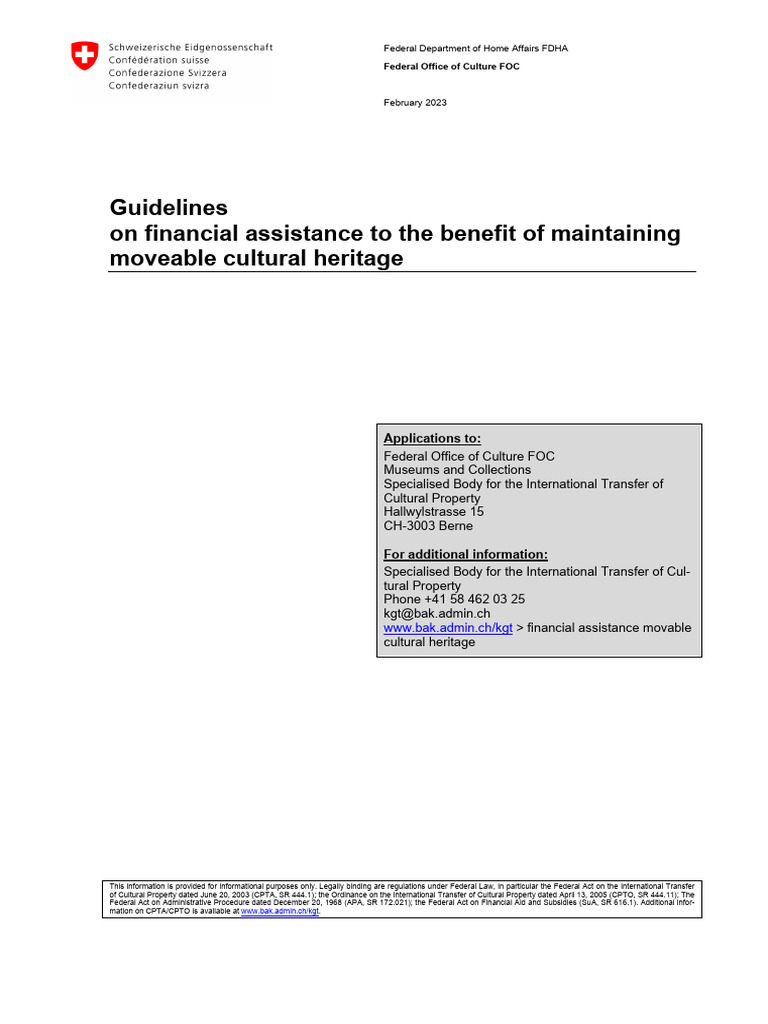 PDF1 190226 Guidelines On Financial Assistance To The Benefit of ...