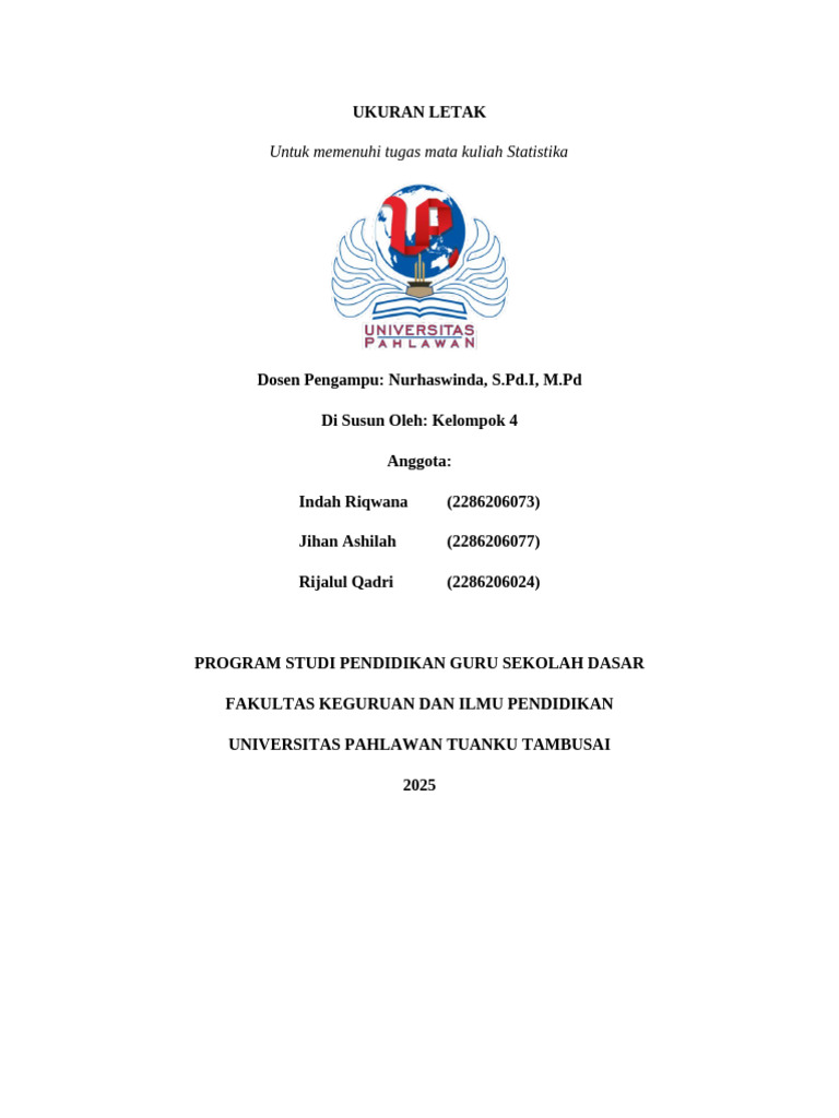 Ukuran Letak: Kuartil, Desil, Persentil | PDF
