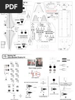Concorde Papercraft Template 1:144 | PDF
