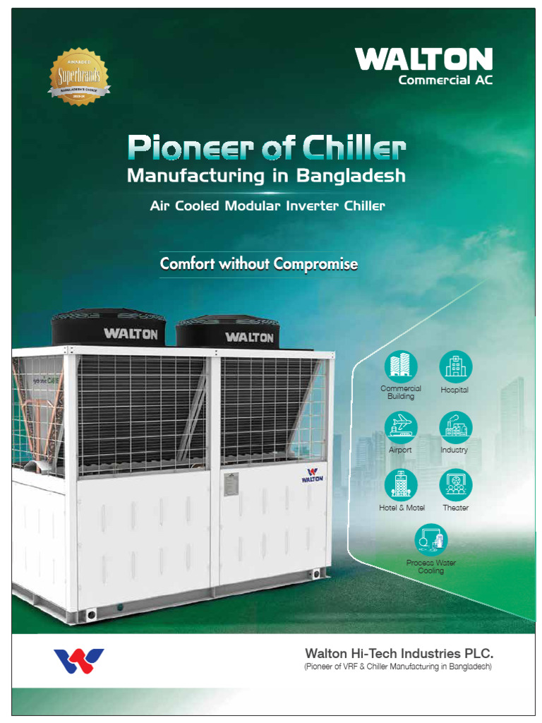 Chiller Brochure 2024 | PDF | Heat Exchanger | Air Conditioning