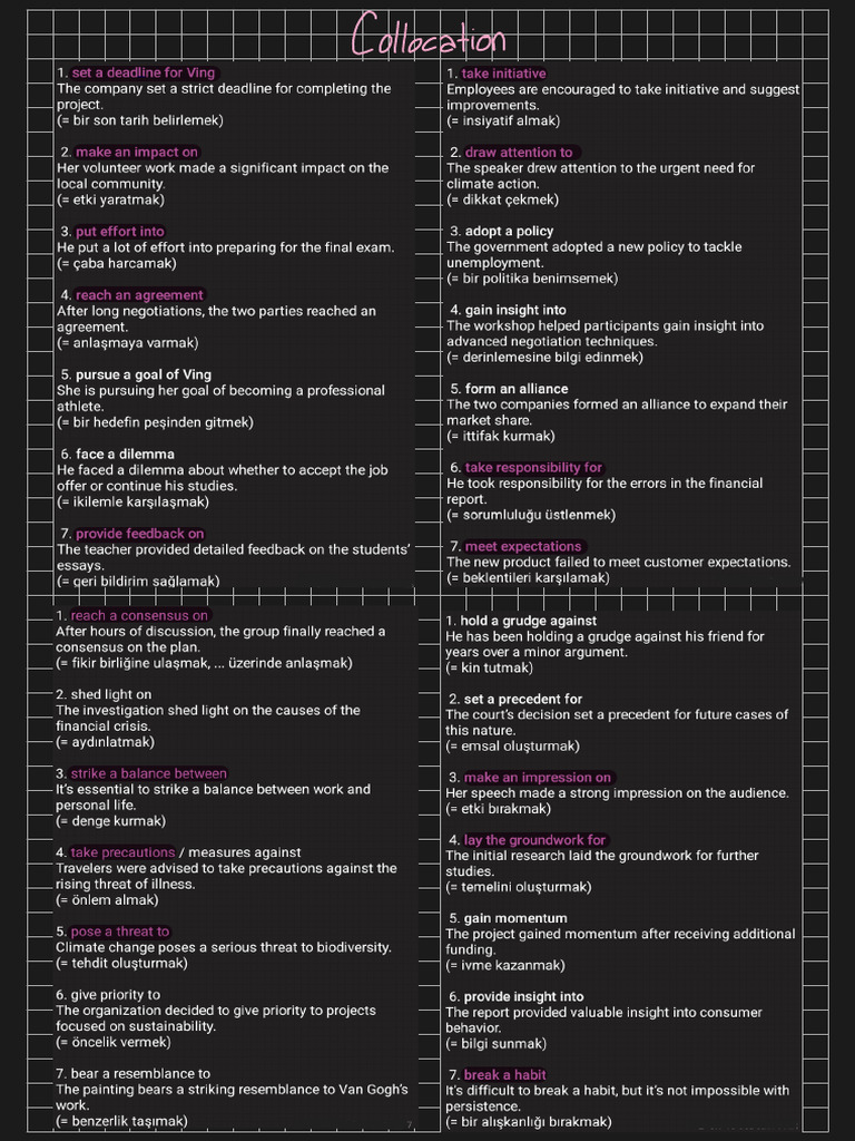 Collocation | PDF