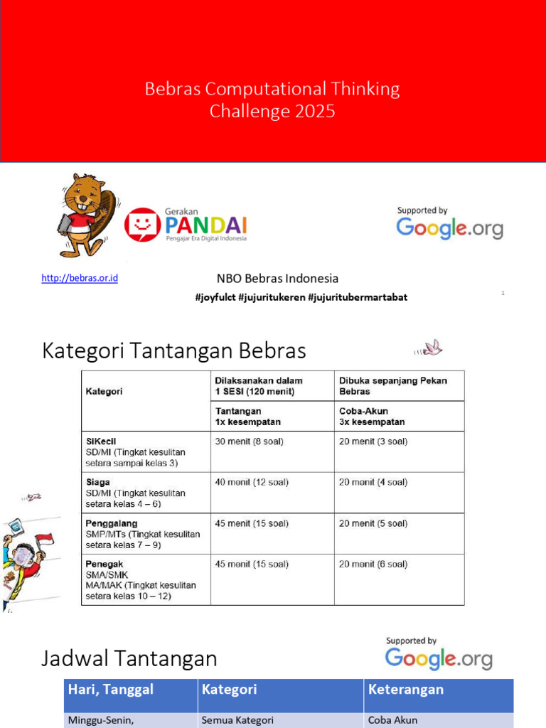 Bebras Challenge 2025 | PDF
