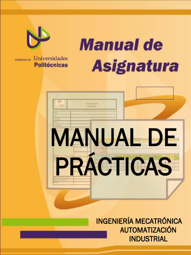 Manual De Prácticas De Plc Pdf Controlador Lógico Programable