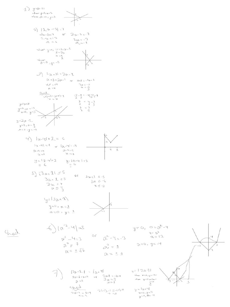 Modulus Functions | PDF