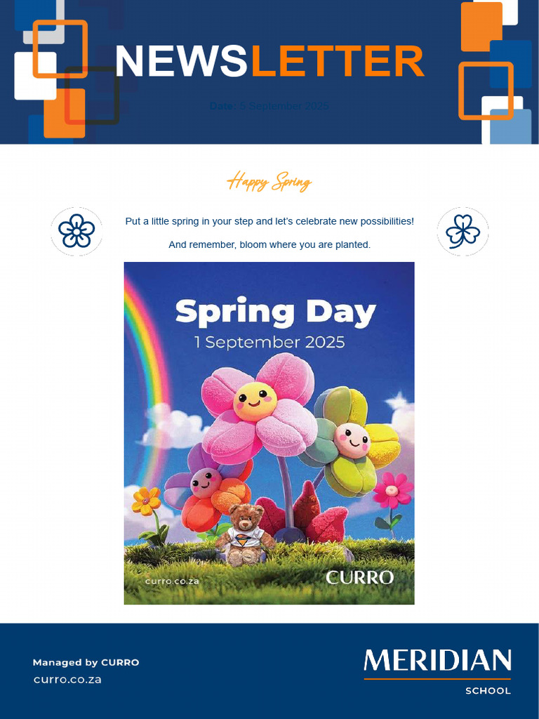 Spring Celebrations and Achievements Newsletter | PDF