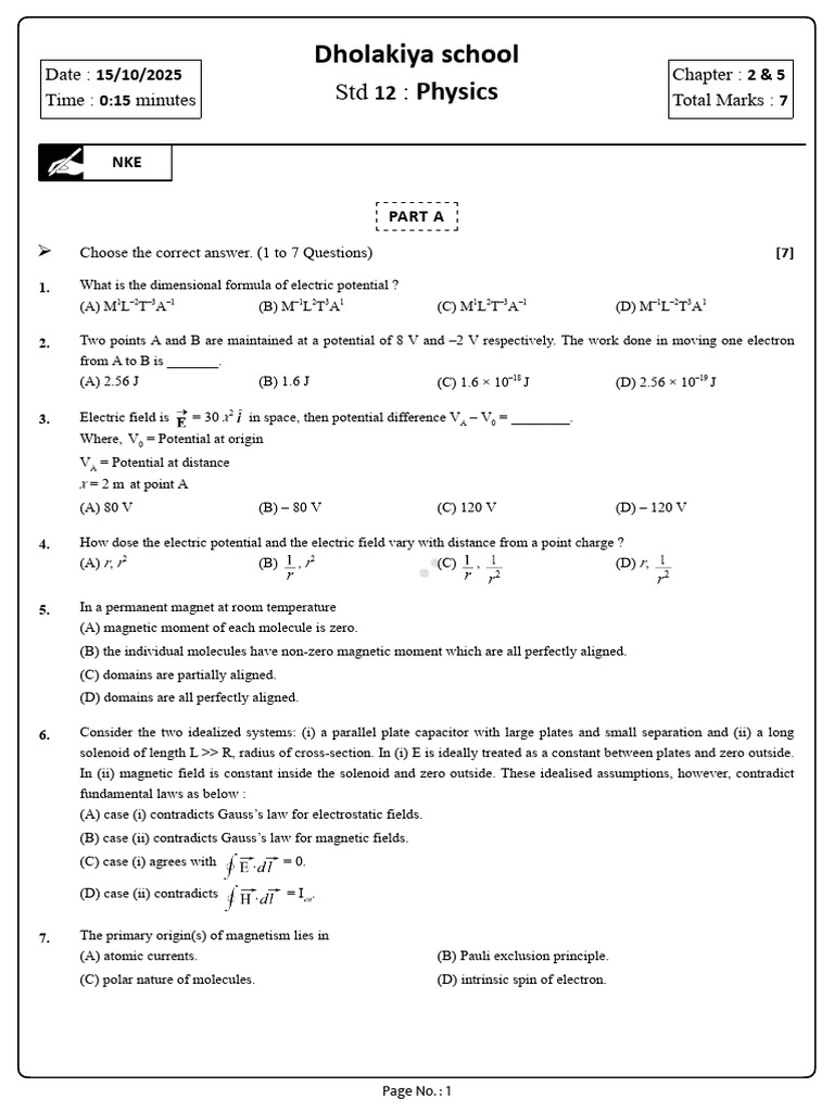 Physics Morden Physics Class 12 | PDF | Magnetism | Magnetic Field