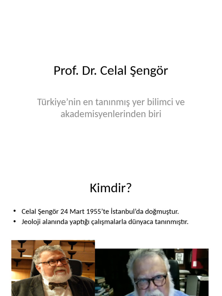 Celal Sengor Sunumu | PDF