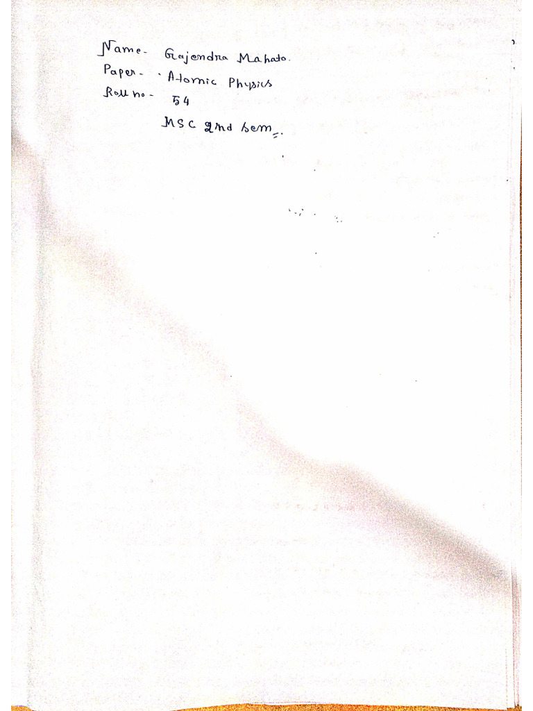 Nuclear Physics Assignment 2nd Sem | PDF