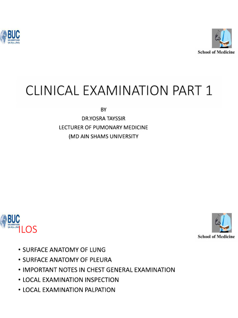Chest Exam 1 | PDF