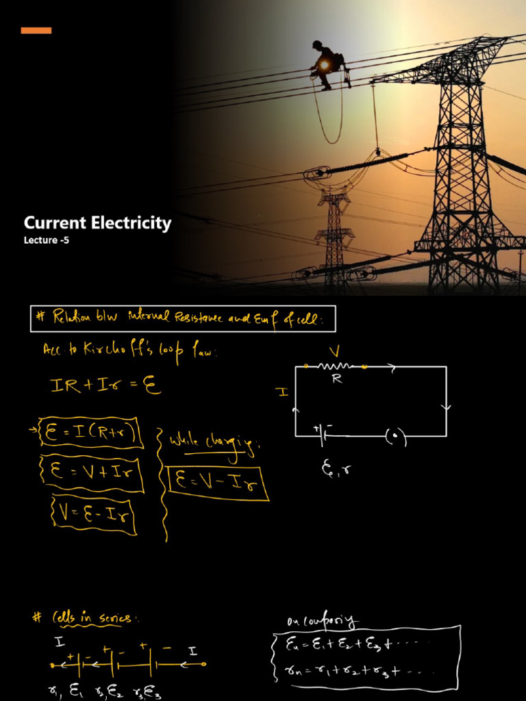 Current Electricity L5 | PDF