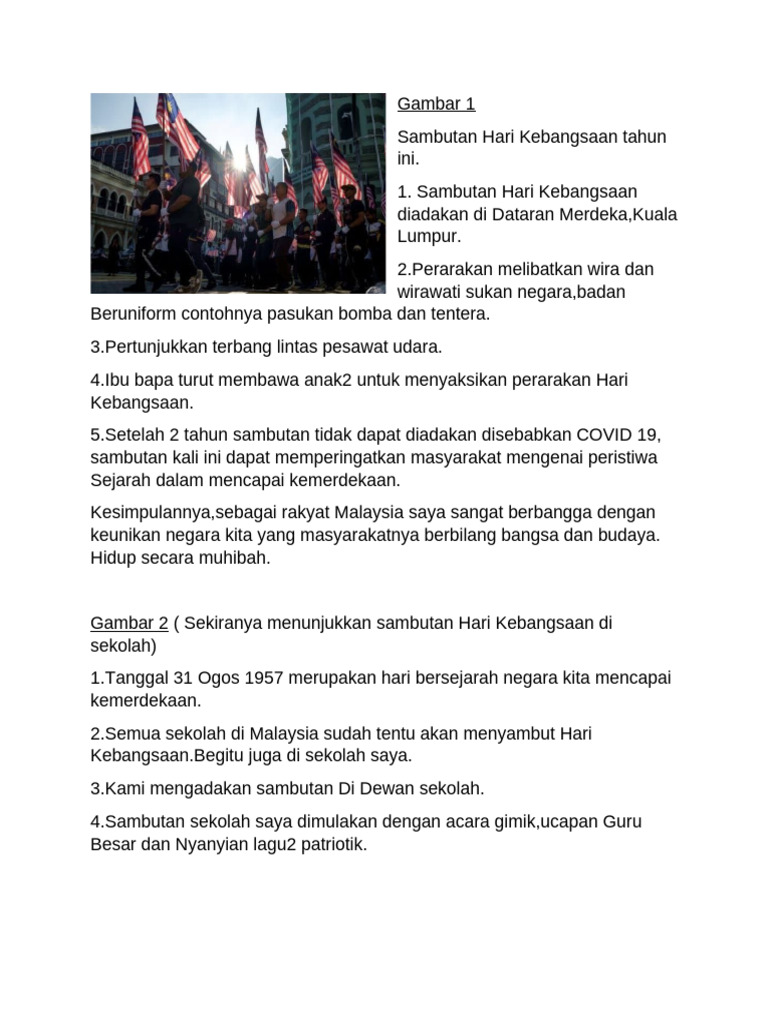 Contoh Teks/isi Bercerita Spontan Sekolah Rendah | PDF