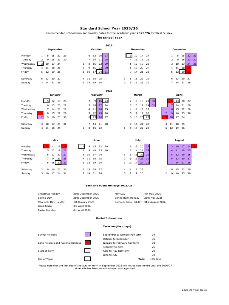 Schooltermcalendar202526res 368538478 | PDF | Academic Term | Observances