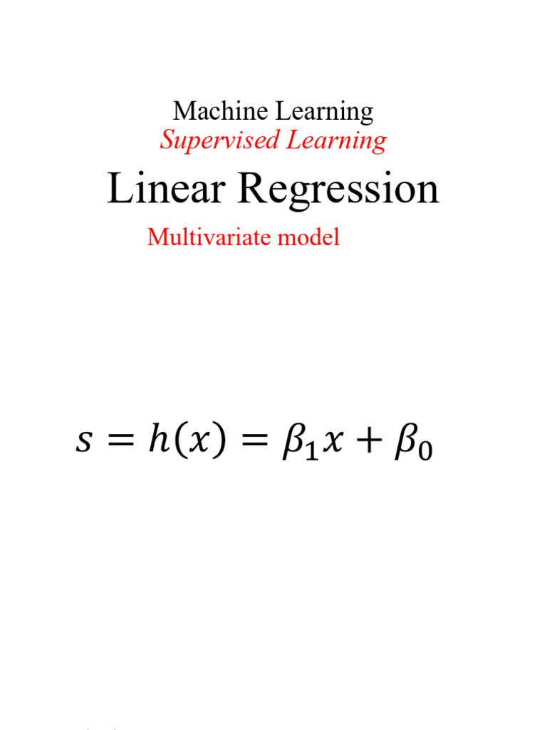 Multivariate Gradient Descent Explained | PDF