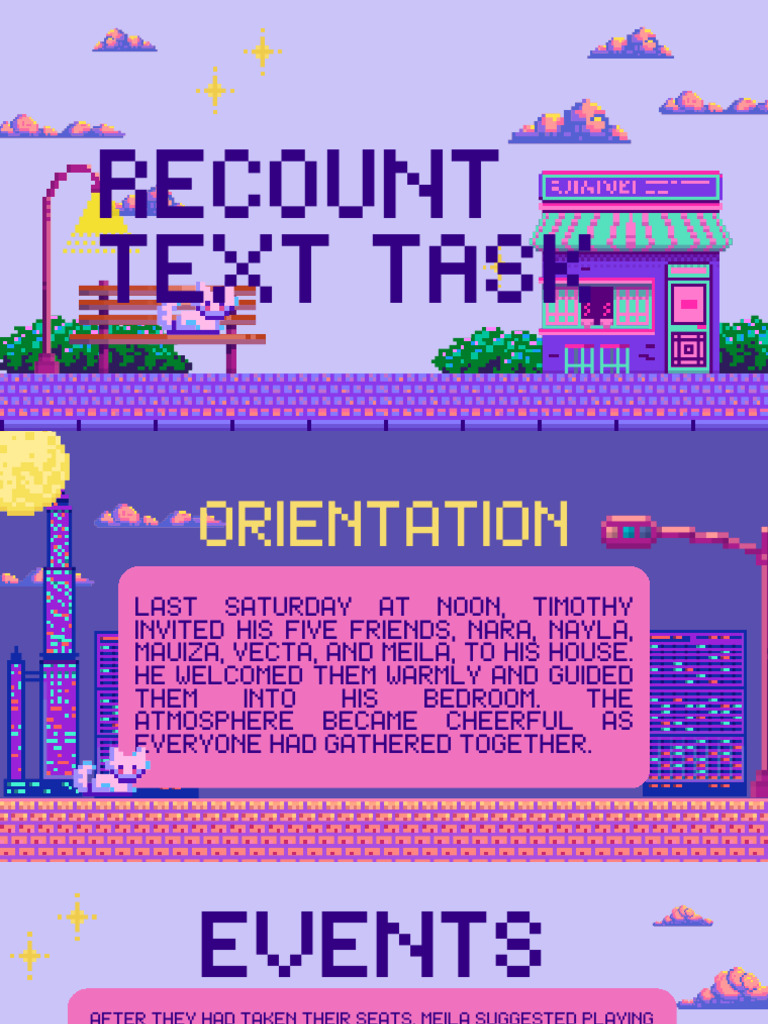 Purple and Pink Pixel Retro Nostalgia Fever Fandom Game Presentation ...