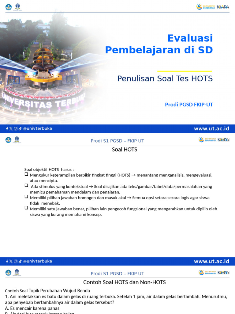 Contoh Soal Tes Hots | PDF