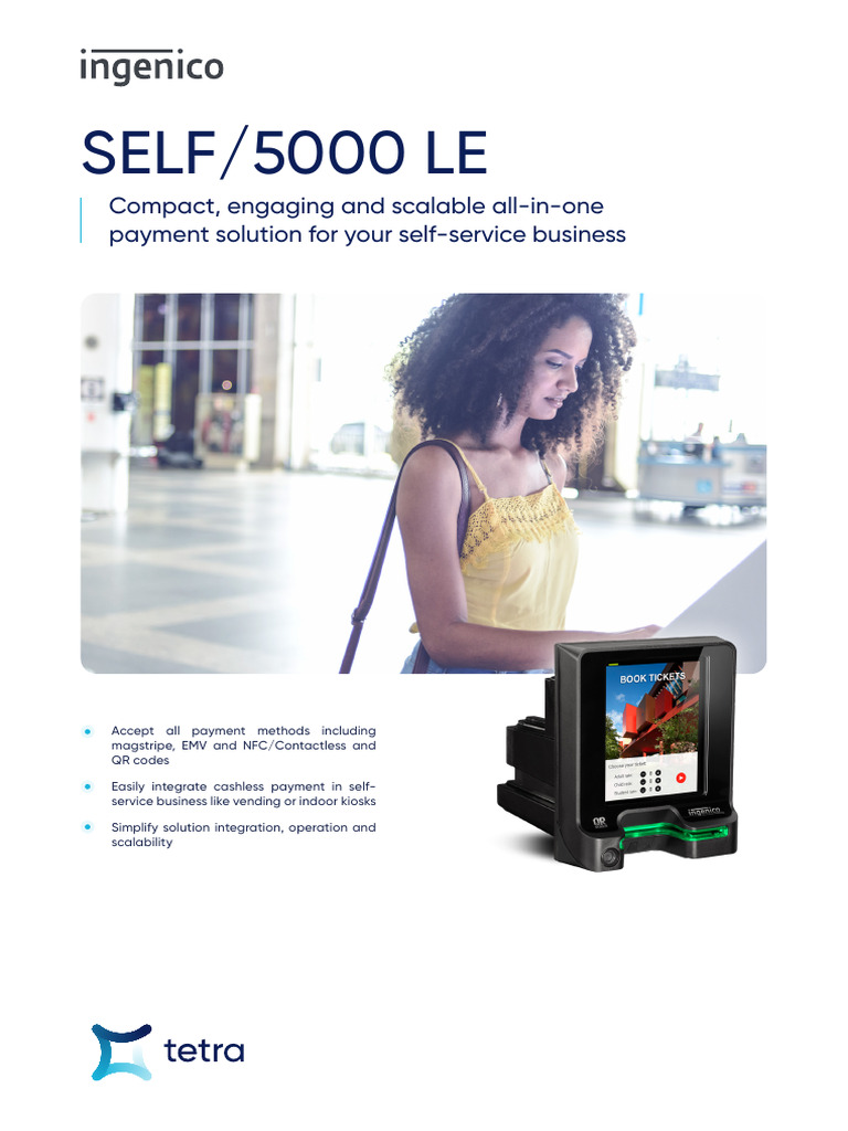 SELF 5000 LE Datasheet EN - JAN24 | PDF | Emv | Touchscreen