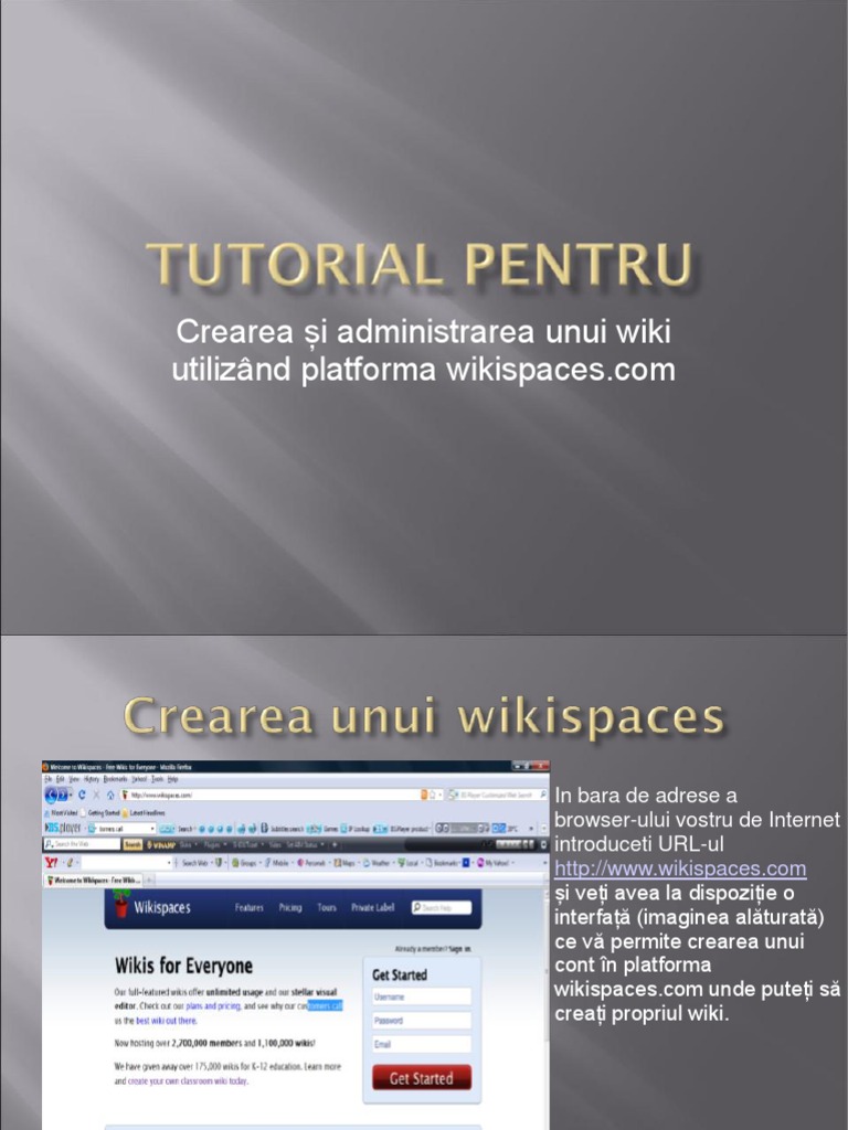 Tutorial Wiki Spaces | PDF