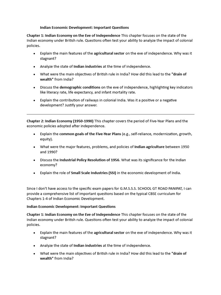 State of Indian Industries at Independence | PDF | Economy Of India ...
