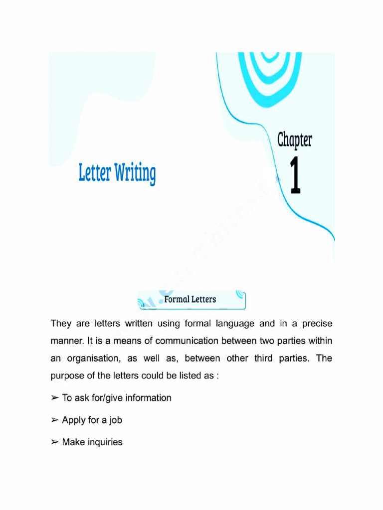 Letter Writing | PDF