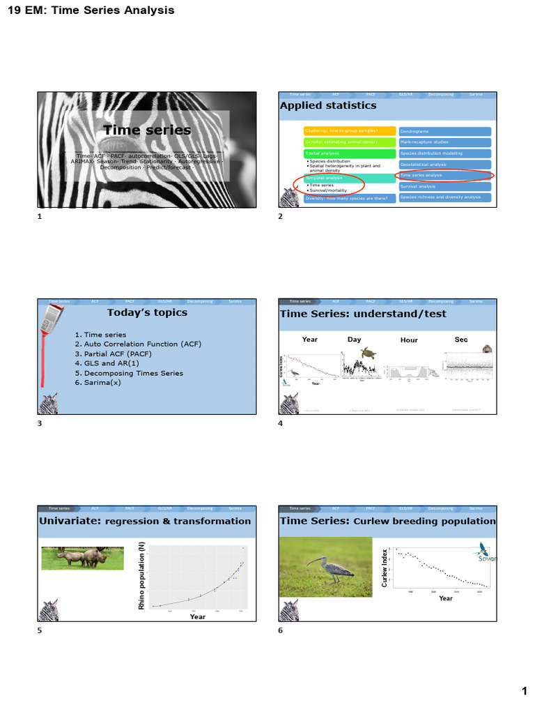 19 Timeseries Analysis | PDF | Autoregressive Integrated Moving Average | Time Series