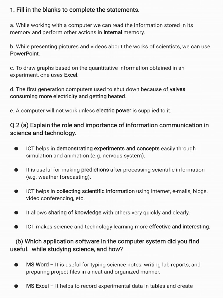 ICT Notes - 250924 - 184020 | PDF