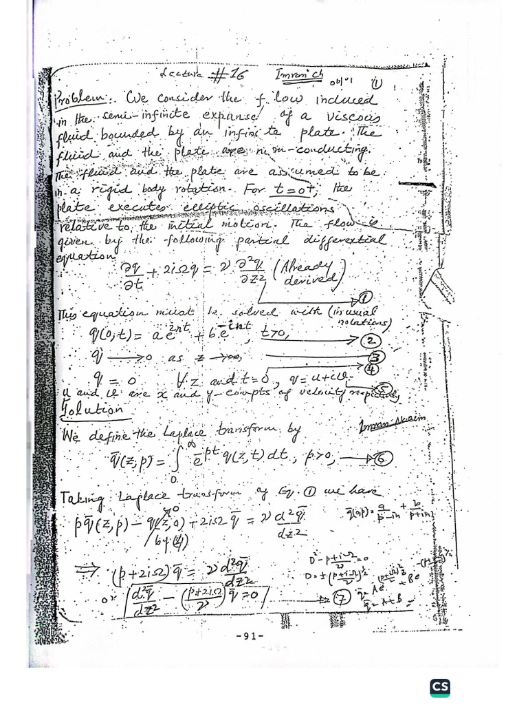 Viscous Fluid Flow Induced in Semi Infinite Domain Plate Executes The ...