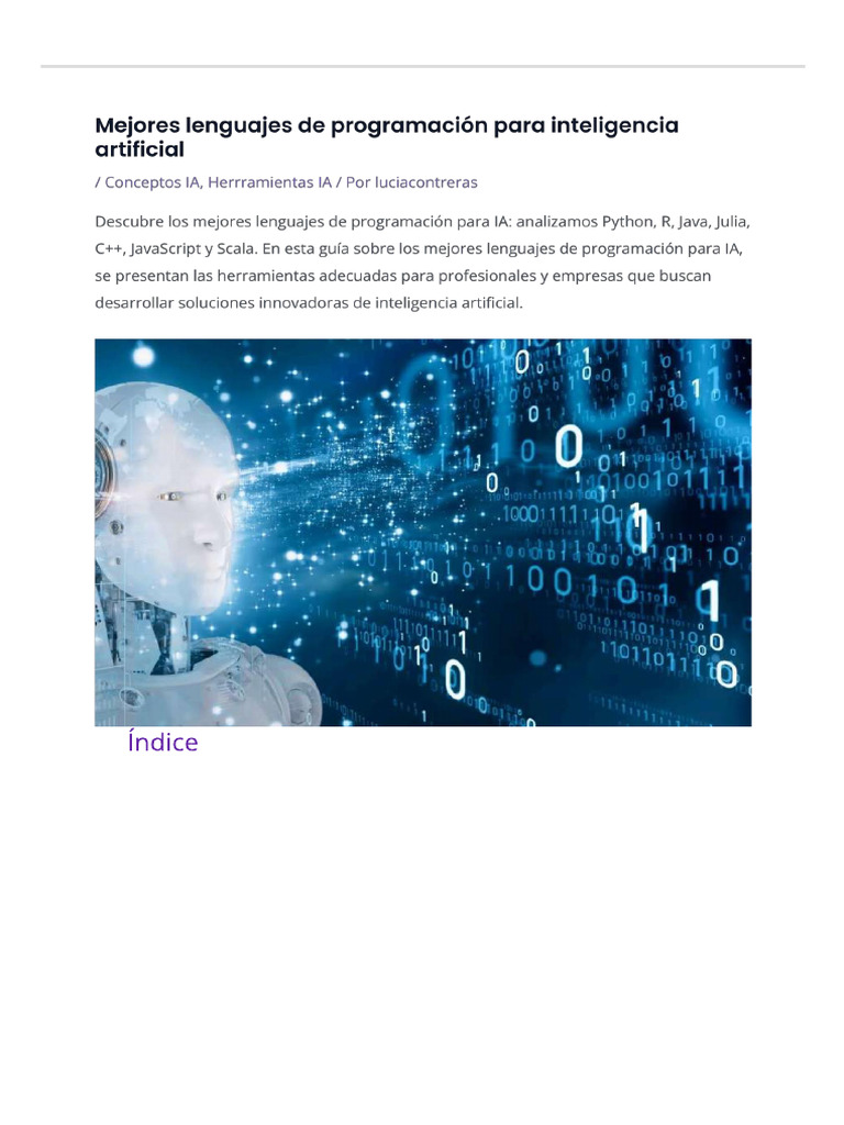 3 - Lenguajes Programacion IA | PDF