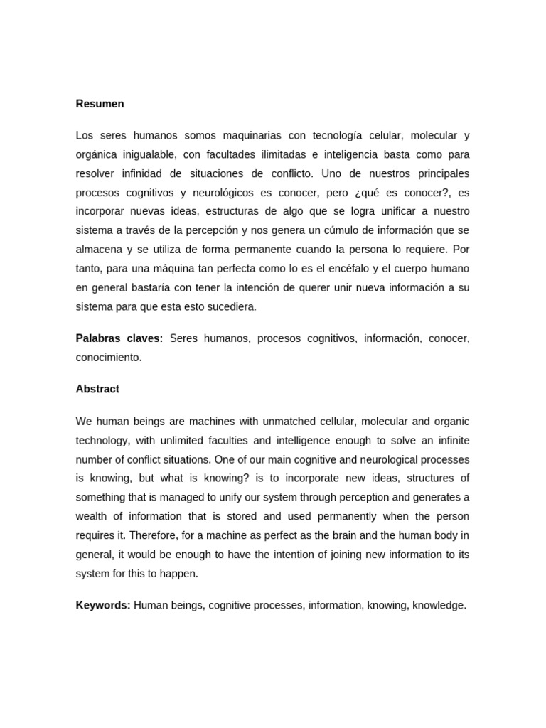 Segundo Ensayo Episteme | PDF | Aprendizaje | Conocimiento